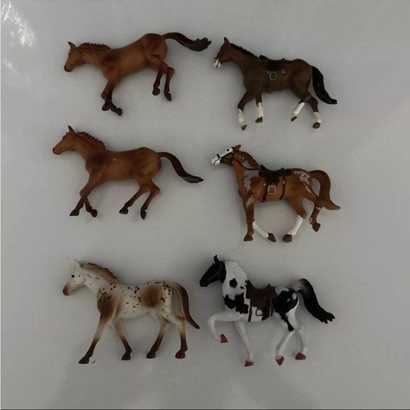 New-Ray | Toys | Lot Of 6 New Ray Horses Plastic Figures Appaloosa ...